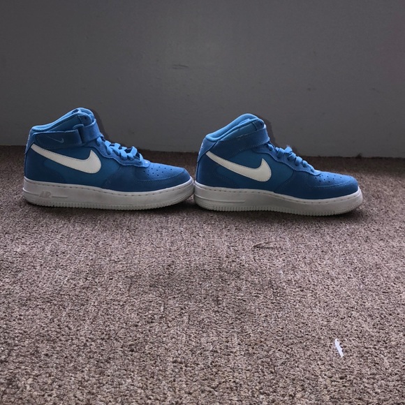 Nike | Shoes | University Blue Nike Air Force Mid | Poshmark